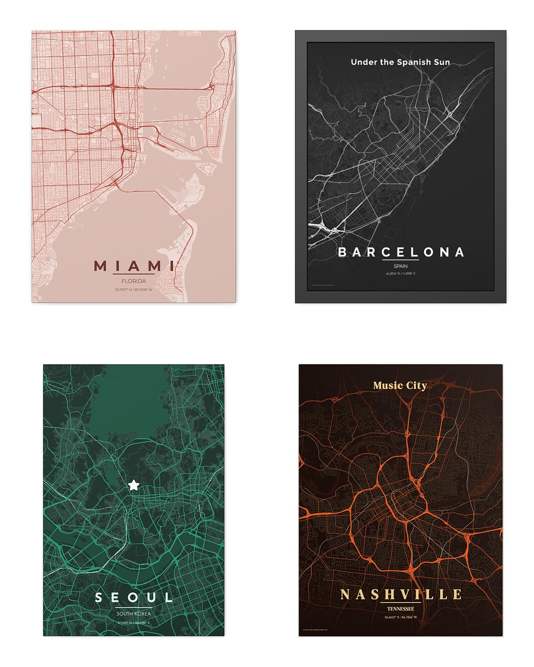 Atlas Line Studio — Design Your Own Map Poster